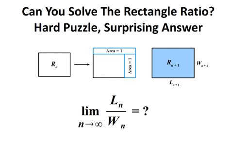 The Rectangle Ratio A Surprising Answer Sunday Puzzle Mind Your