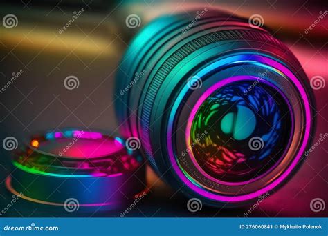 Photography Lens Extreme Close Up Neural Network Ai Generated Stock Image Image Of Industry