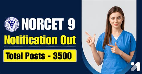 Norcet 10 2026 Official Notification Summary Eligibility Dates