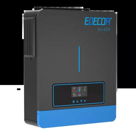 Edecoa 4200w Onduleur Hybride 24v 220v Mppt 120a Pv60 500v Travail Sans