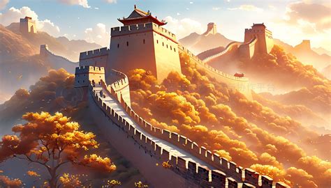 背景ai数字艺术 中国风气势磅礴万里长城大气背景 Ai背景免费下载 Png格式 4032像素 编号70995212 千图网