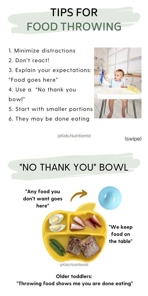 No Throwing Food