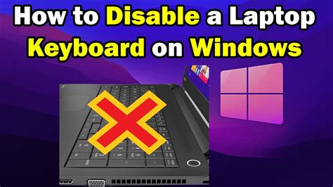 How To Disable A Laptop Keyboard On Windows 10 Or 11 YouTube