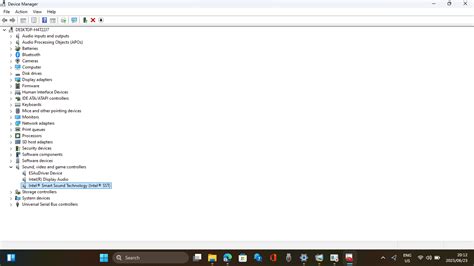 Microphone Intel® Smart Sound Technology Intel® Sst Is Not Working