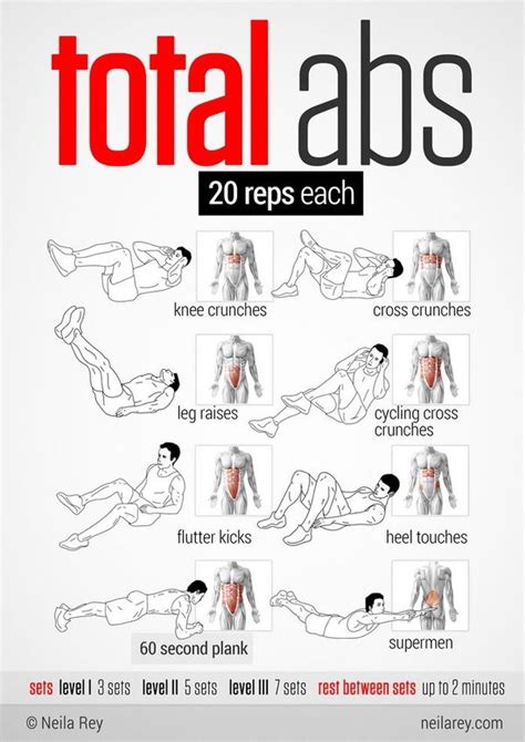 39 Quick Workouts Everyone Needs In Their Daily Routine Total Ab Workout Total Abs Abs