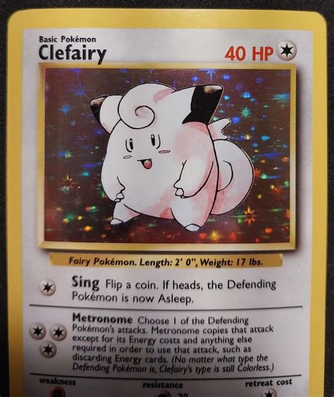 Pokémon TCG Clefairy Base Set 5 102 Holo Unlimited Holo Rare eBay