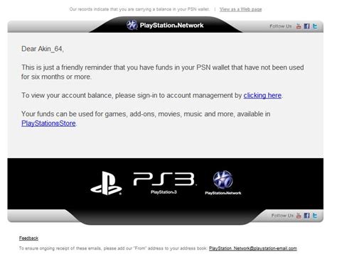 Fake PSN Phishing Email Being Sent To Users