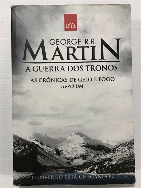 Livro As Crônicas de Gelo e Fogo Livro Game Of Thrones Livro Leya Usado enjoei