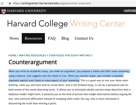 Essay Writing Advice Do We Need A Counter Argument In Every Essay Ib Psychology