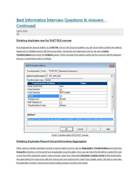 best informatica interview questions pdf relational model databases