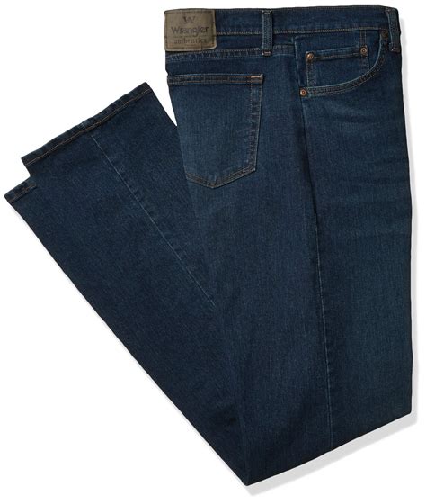 Wrangler Authentics Mens Classic Relaxed Fit Flex Jean Khaki Flex