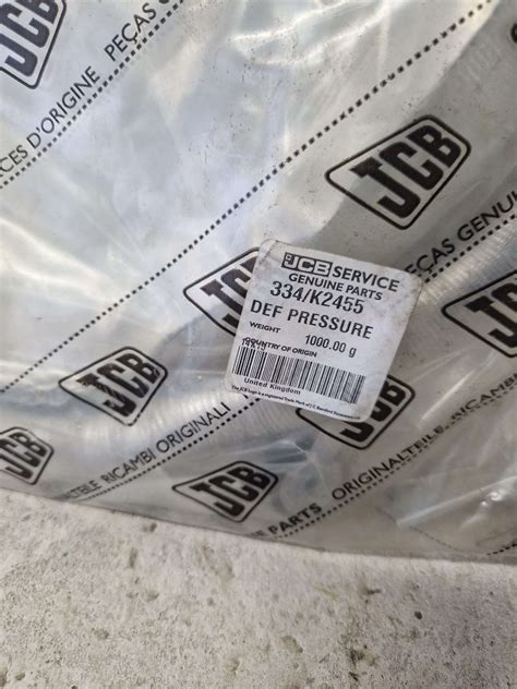 Jcb Def Pressure Hose 334 K2455 Plant Parts 4 U