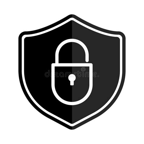 Security Icon Protection Sign Padlock Icon Privacy Safety Icon Shield Protect Vector Guard