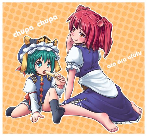 Shiki Eiki And Onozuka Komachi Touhou Drawn By Onijirushi Danbooru