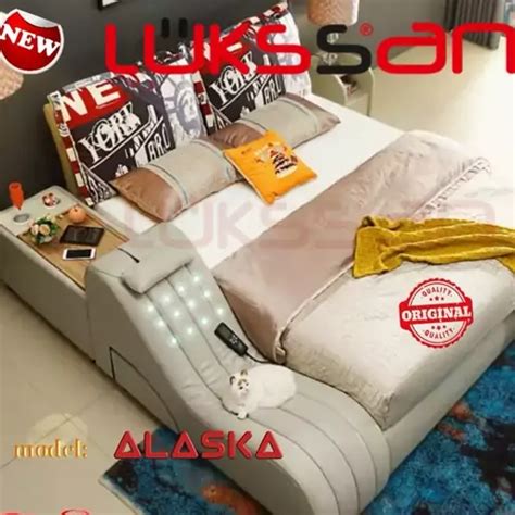 خرید و قیمت تخت خواب لاکچری لوکسان از غرفه تخت خواب لوکس لوکسان