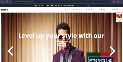 🚀 Nostra Clone Website Built With Html Css And Javascript 🌐 Hey