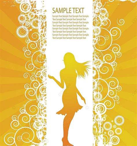 Abstract Background Beautiful Blob Border Lady Grunge Pattern