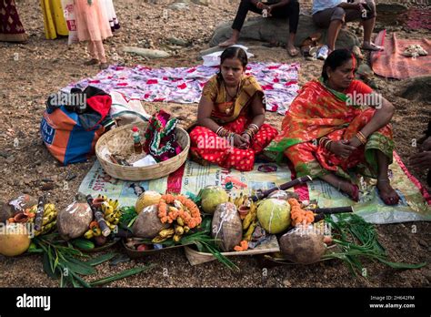 Jamshedpur Jharkhand India 10th Nov 2021 Chhath Puja Celebration