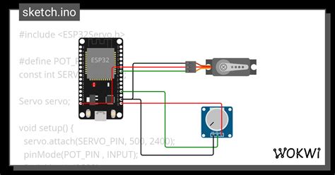 Servo Wokwi Esp32 Stm32 Arduino Simulator