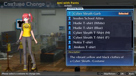 Ami with Pants Mod for Digimon Story Cyber Sleuth: Complete Edition ...