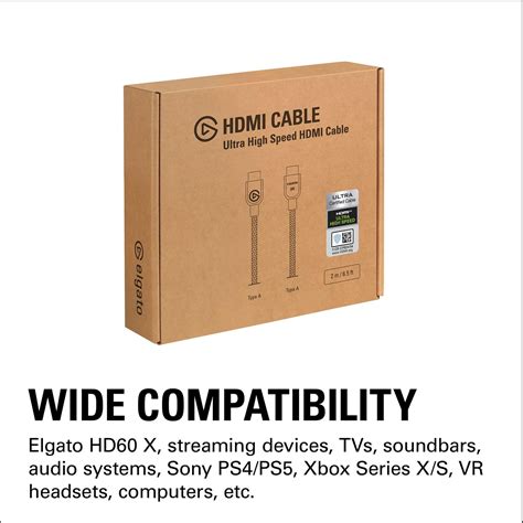 قیمت و خرید الگاتو کابل Elgato Ultra High Speed Hdmi 2 1 مناسب Ps5