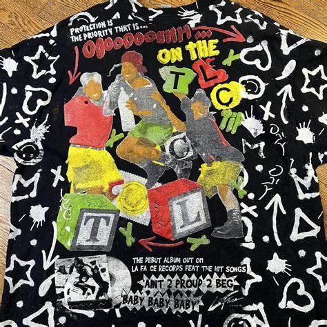Tlc T Boz Left Eye Chilli Vintage Bootleg Reprint Depop