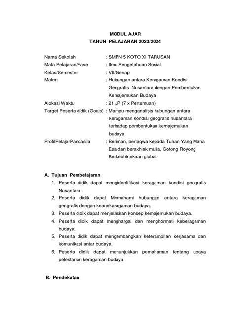 Modul Ips Kls 7 Sem 2 Pdf