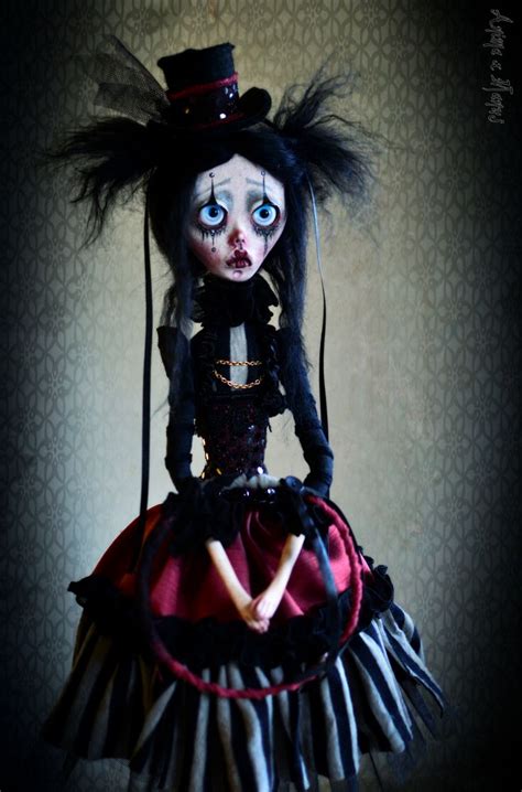 Circus Doll Clown Doll Dark Doll Dark Art Doll Gothic Doll Gothic