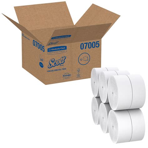 KIMBERLY CLARK PROFESSIONAL Toilet Paper Roll Scott Essential Jumbo