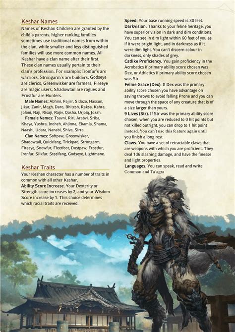 Dnd 5e Homebrew Dungeons And Dragons Races Dnd Races Dnd 5e Homebrew