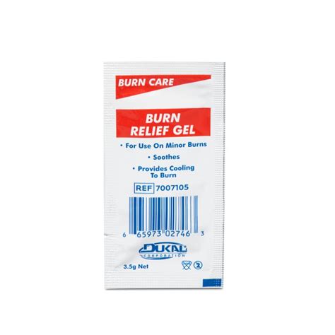 Ems Supplies Burn Gel Sachet Fire And Ems Llc