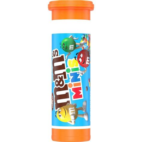 Mandms Minis Milk Chocolate Candies Tube 108oz Party City