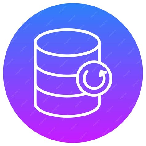 Premium Vector Database Backup Vector Illustration