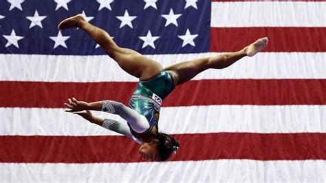 Simone Biless Insane Floor Routine Made Gymnastics History Gq