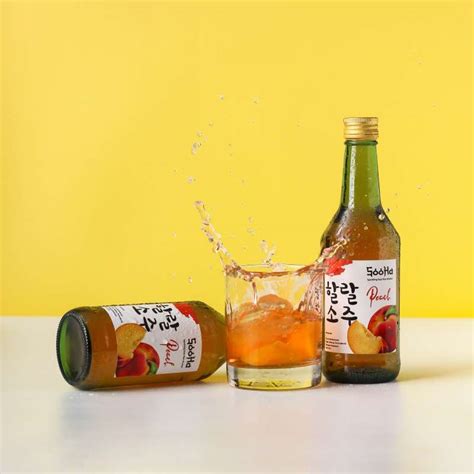 Jual Sparkling Soju Soju Non Alcohol Sooha Rasa Peach Di Seller