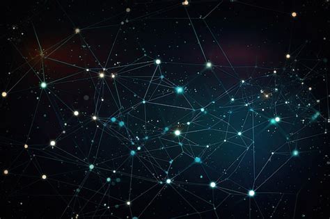 기술 네트워크 배경 연결 사이버 공간 인공 지능 생성 무료 사진