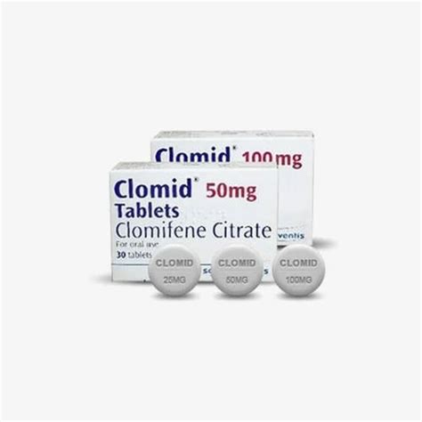 Clomid Clomiphene Citrate Tablets Packaging Type Box Dose 50 Mg