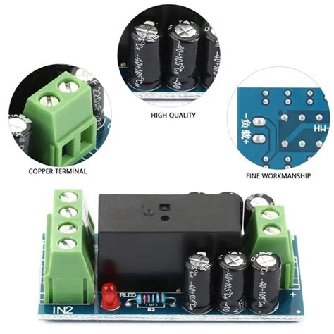 Controlador De Conmutación Automática Para Batería De Respaldo 12vdc