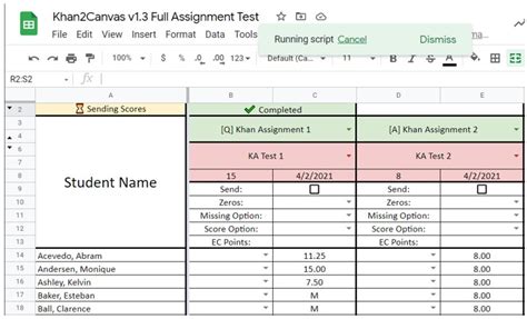 Sending All Scores Bunzapps Knowledge Base