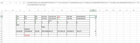 Worksheet Function Excel Split A String On A Delimiter And Determine The Length Of The