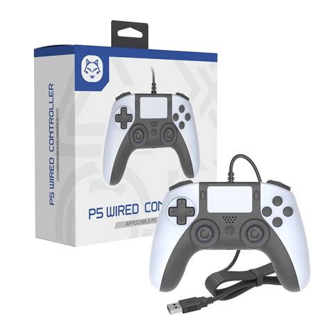 Wired Gamepad For Ps5 Usb Controller With Dual Vibration 6 Axis Gyro Easy Plug And Play For Ps5