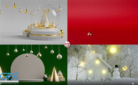 پروژه پریمیر بسته تبریک کریسمس