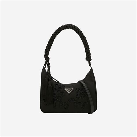 프라다 나일론 미니백 블랙 Prada Kream