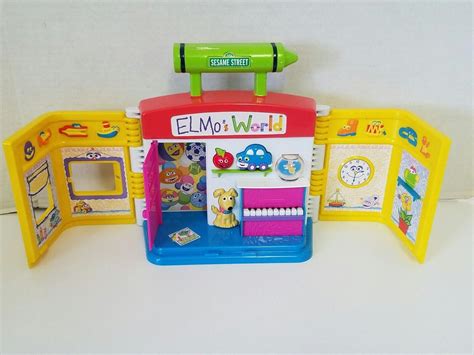 Sesame Street Elmos World Talking Toy Sounds 2000 Mattel Figure