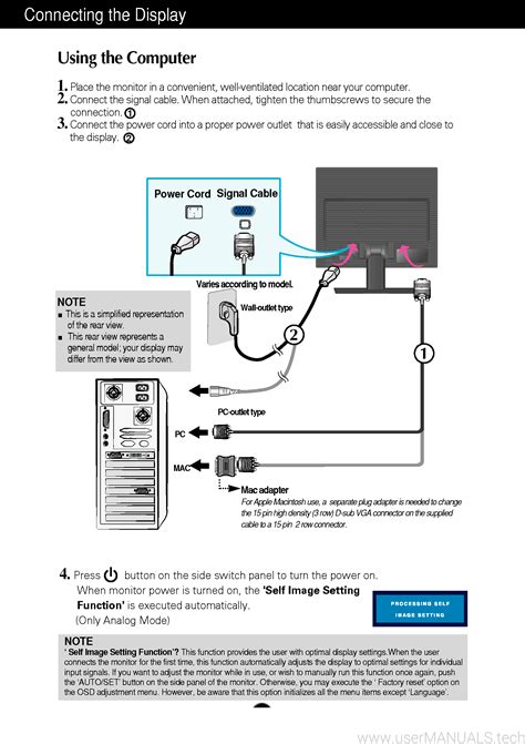LG Flatron L1919s Users Guide