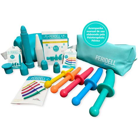 Kit Fisioterapia Pélvica Massageador Dilatadores Vaginais Anais Drogasil