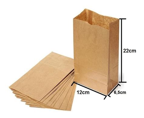 Saco Kraft Sos Delivery Pp 12 X 6 5 X 22 Cm 100un Parcelamento Sem