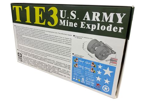 135 Pig Models T1e3 Us Army Mine Exploder For Sherman