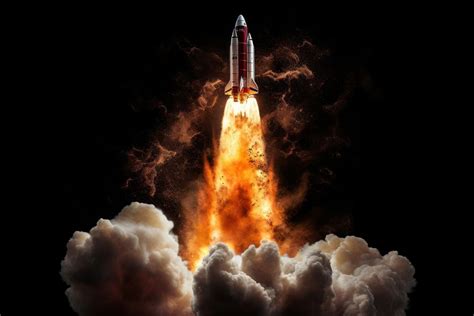 Rocket aircraft vehicle fire. | Free Photo - rawpixel