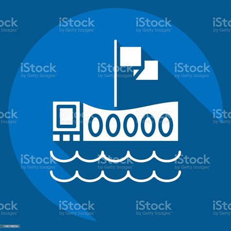 Icon Uss Arizona Memorial Related To Hawaii Symbol Long Shadow Style